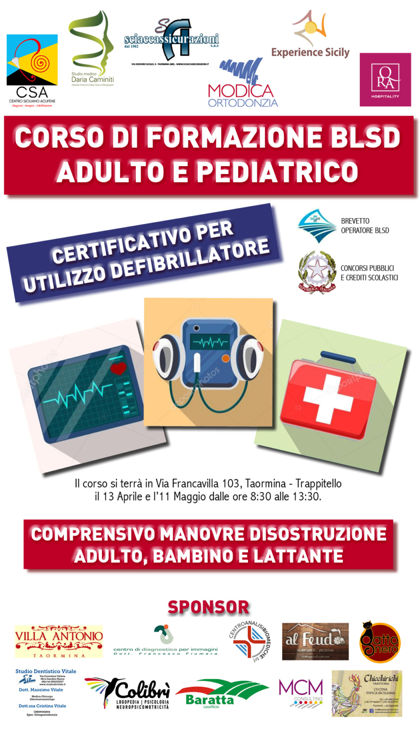 Impara a salvare una vita: corso Blsd gratuito l’11 maggio a Taormina